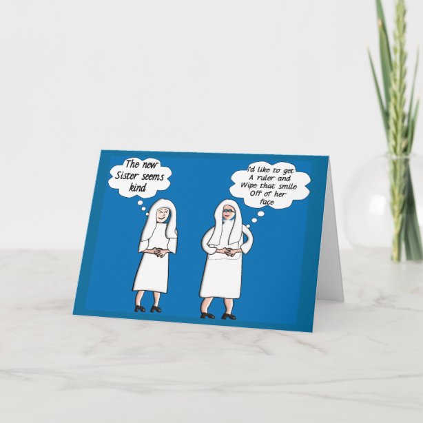 Funny Nun Cards, Greeting Cards & More | Zazzle CA