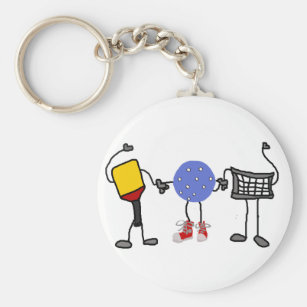 Pickleball Keychains & Key Rings | Zazzle CA