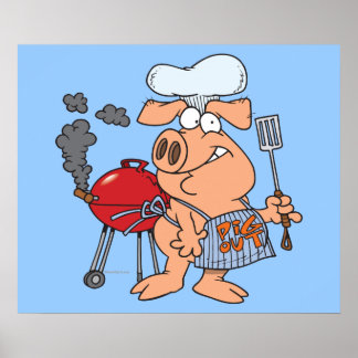 Funny Bbq Posters, Funny Bbq Wall Art