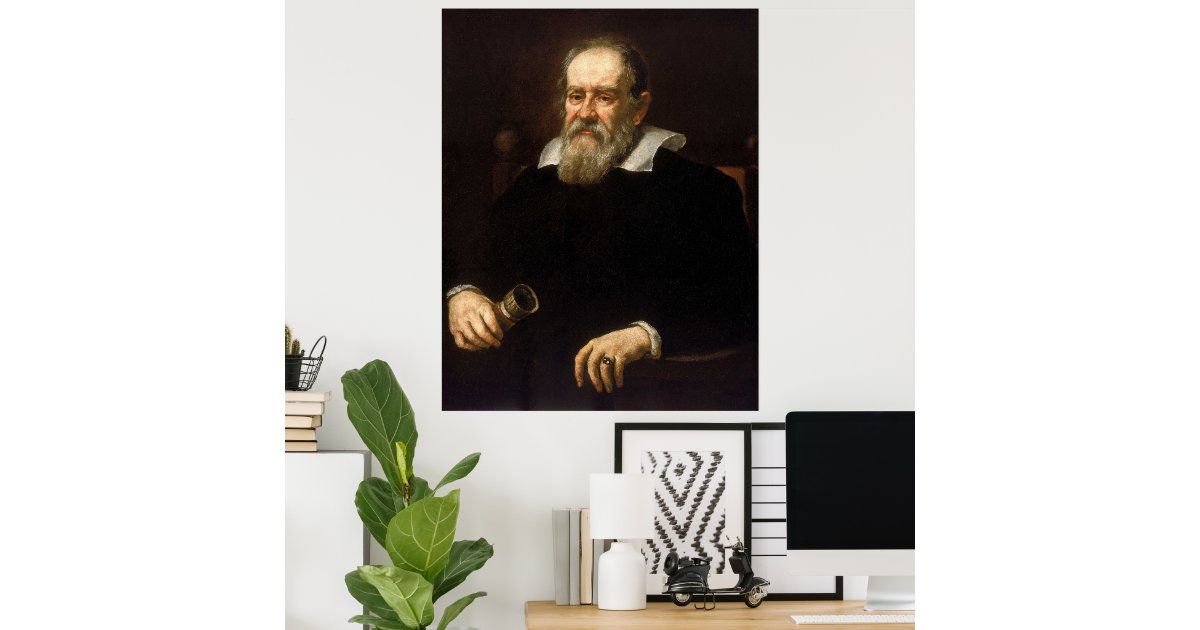 Galileo Galilei: Father of Science & Astronomy Poster | Zazzle