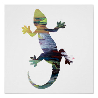Gecko Lizard Posters | Zazzle Canada