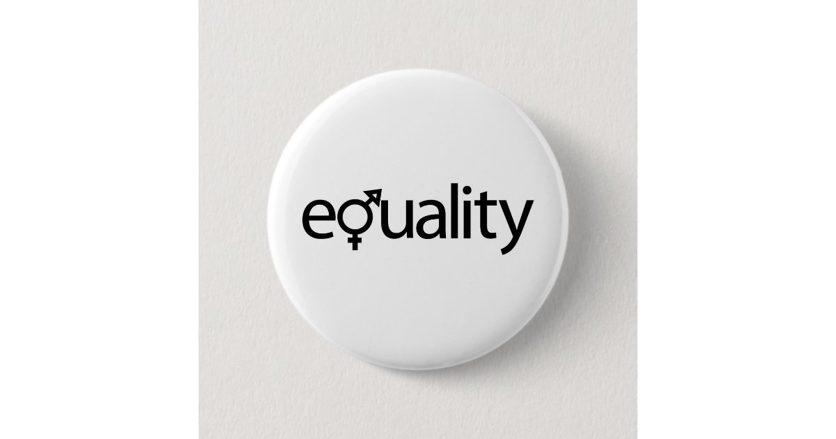 Gender Equality Pin | Zazzle