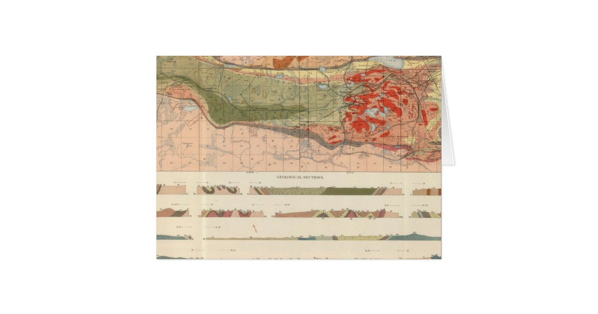 General Geological Map of the Marquette District | Zazzle