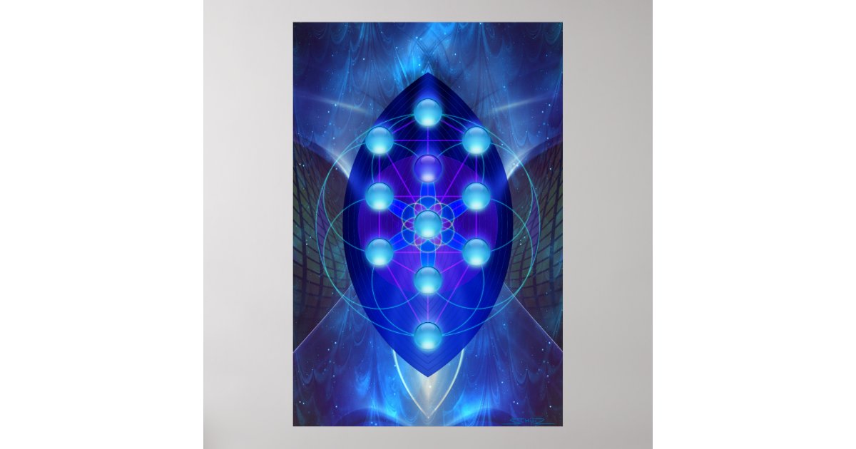 Geometree - Tree Of Life Poster | Zazzle