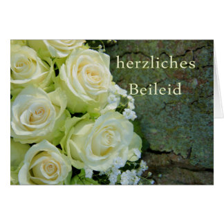 German Condolences Cards, Photocards, Invitations & More