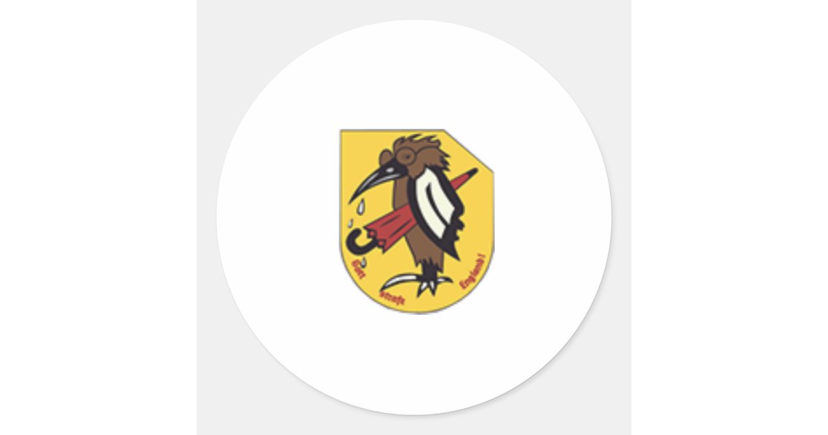 German WW2 airforce Luftwaffe emblem logo Classic Round Sticker | Zazzle
