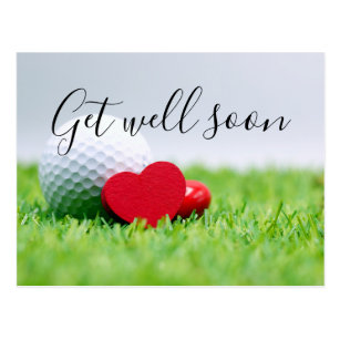 Golfer Get Well Cards - Well Wishes Cards | Zazzle.ca