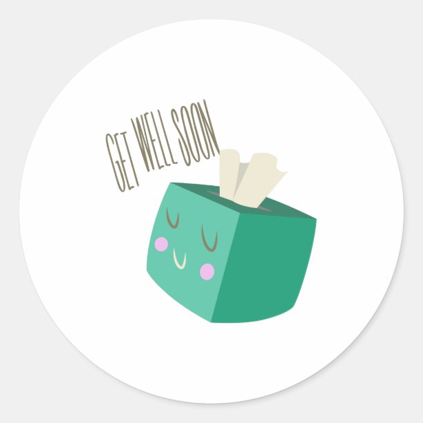 Get Well Soon Stickers | Zazzle CA