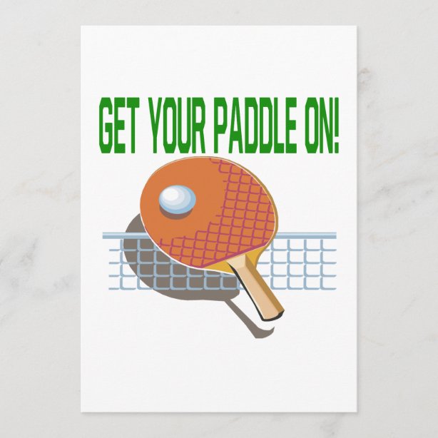 Paddle Invitations | Zazzle CA