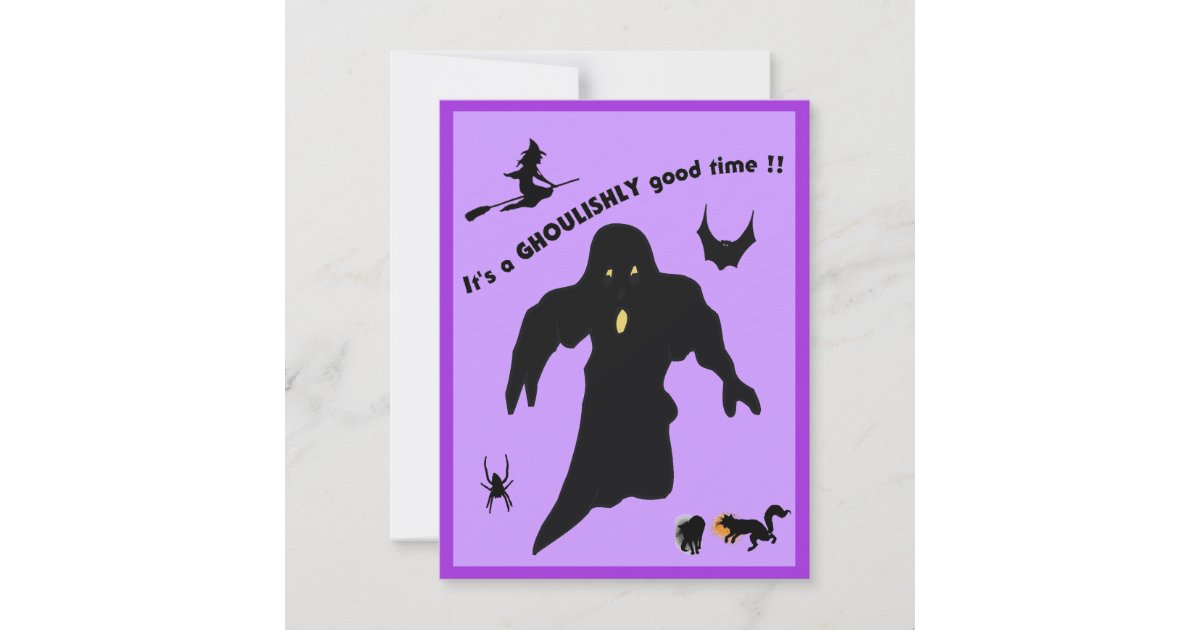 Ghoulishy Good Time - Invitation | Zazzle