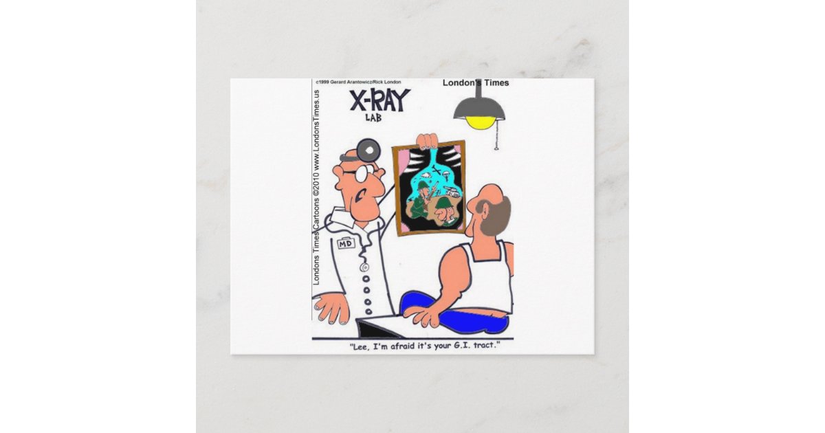 GI Tract Funny Gastrointestinal Medical Tees Gifts Postcard | Zazzle