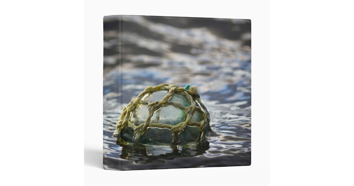 Glass Fishing Float Portrait Binder | Zazzle