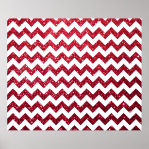 Glitter Chevron Posters, Prints & Poster Printing | Zazzle CA