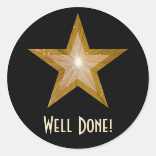 Well Done Stickers | Zazzle CA