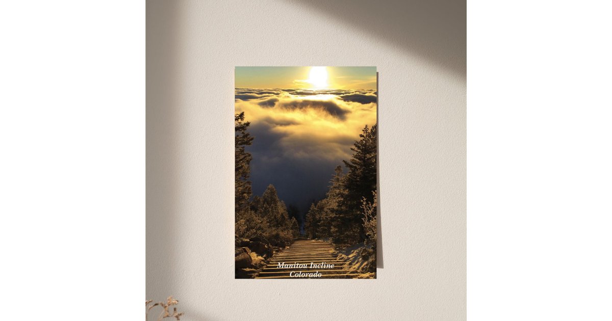 Golden Sunrise Above The Clouds Poster | Zazzle