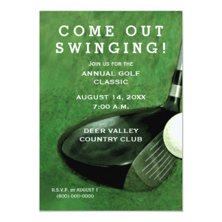 Golf Invitations & Announcements | Zazzle Canada