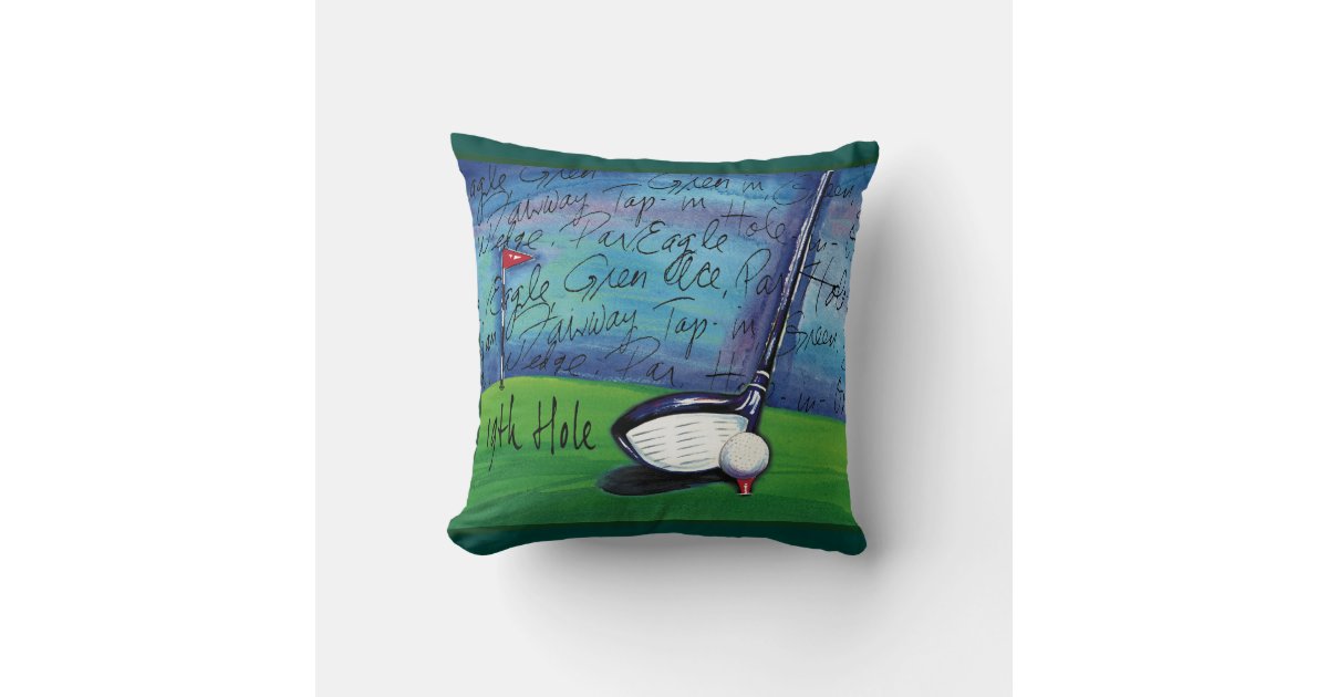 Golf Pillow | Zazzle