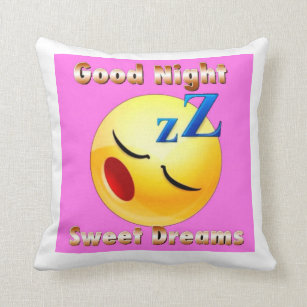 Good Night Pillows & Cushions | Zazzle CA