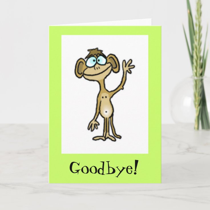 Goodbye Card | Zazzle