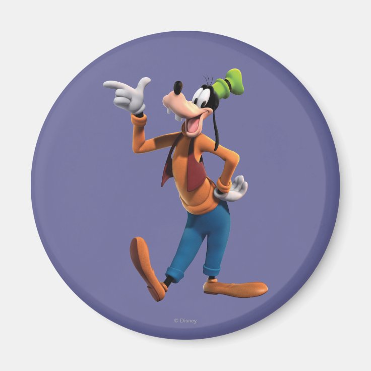 Goofy | Pointing Magnet | Zazzle