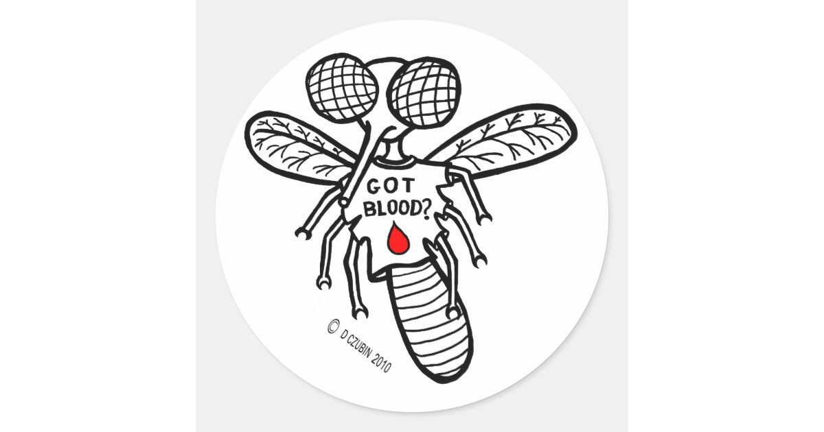 Got Blood? Classic Round Sticker | Zazzle