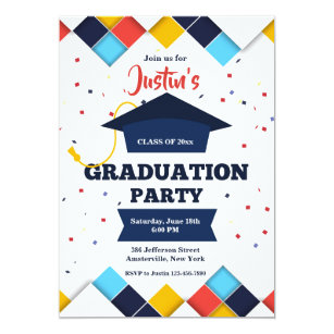 Grade School Invitations | Zazzle CA