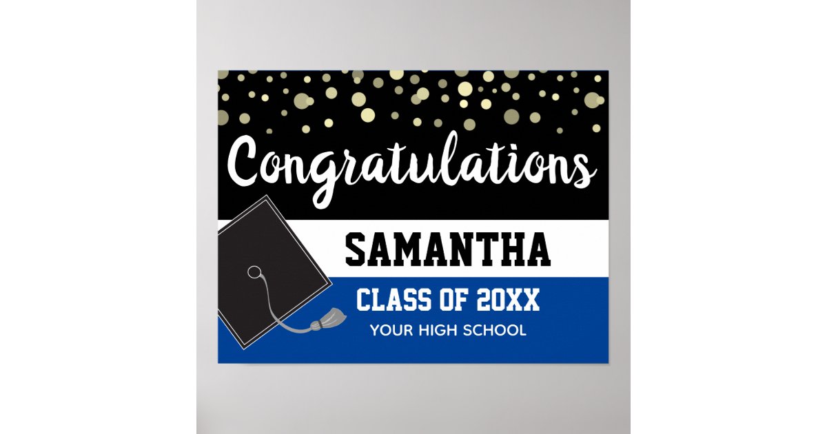 Graduation Party Welcome Poster | Zazzle