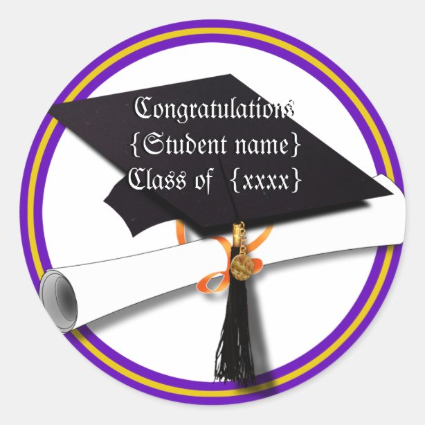 Diploma Stickers | Zazzle CA