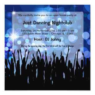 Nightclub Invitations | Zazzle CA