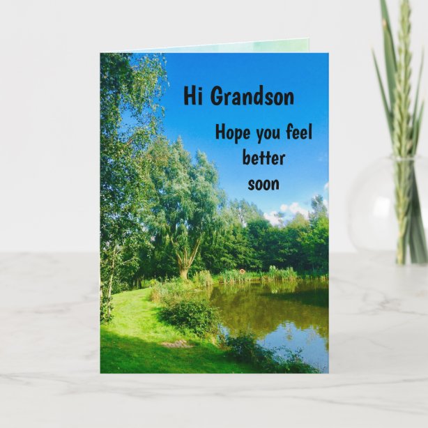 Grandson Get Well Cards - Well Wishes Cards | Zazzle.ca