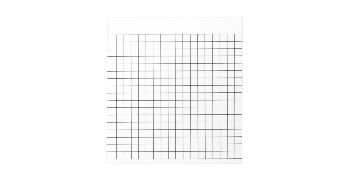 Graph Column Chart Notepad | Zazzle