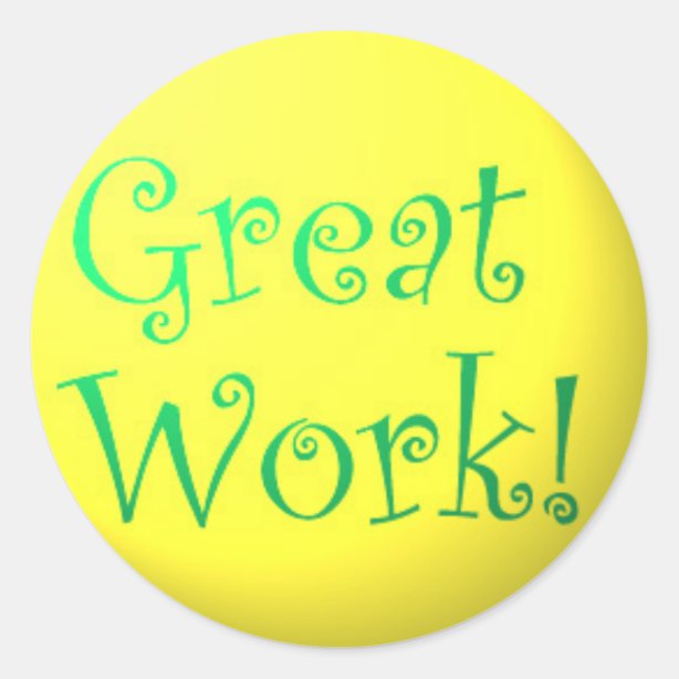 Good Job Stickers | Zazzle CA
