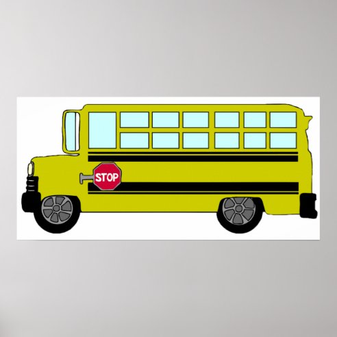 School Bus Posters, Prints & Poster Printing | Zazzle CA