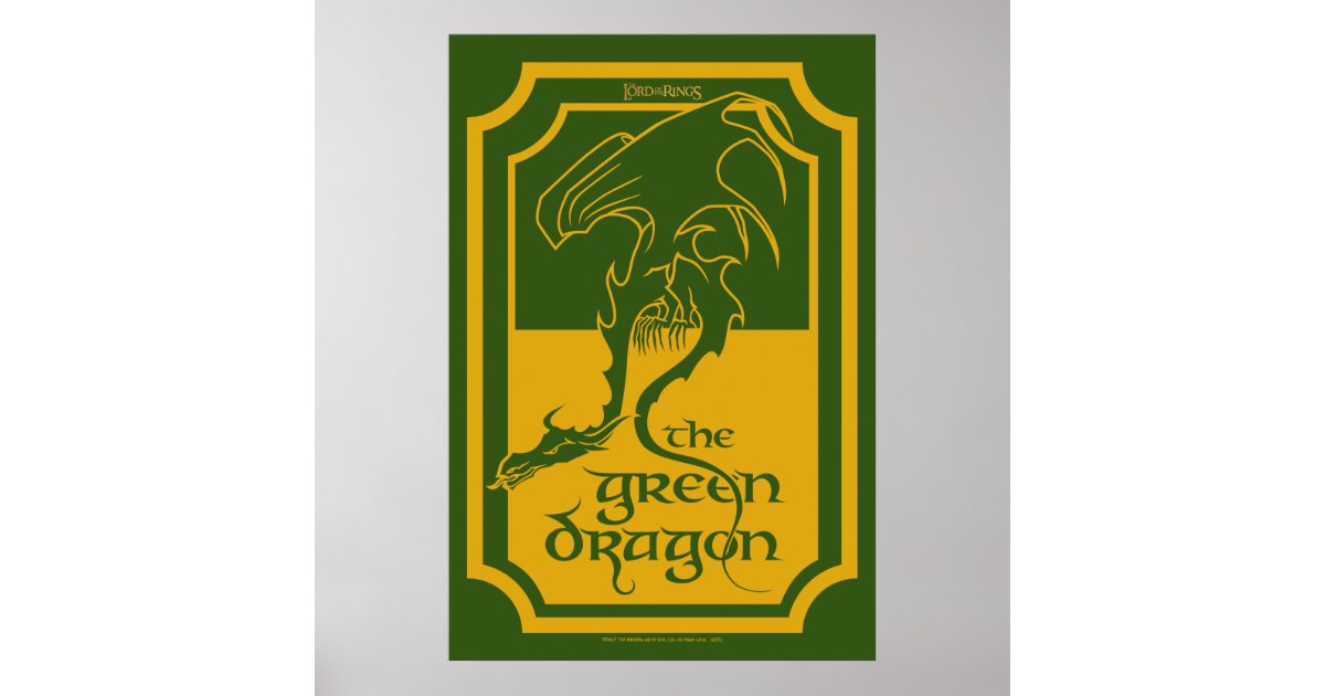 GREEN DRAGON™ POSTER | Zazzle