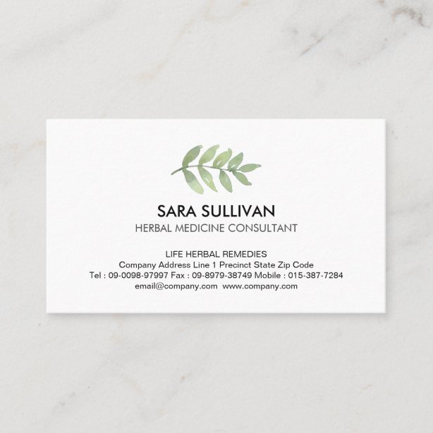 Homeopathy Business Cards & Profile Cards | Zazzle CA