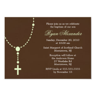 Rosary Invitations & Announcements | Zazzle CA