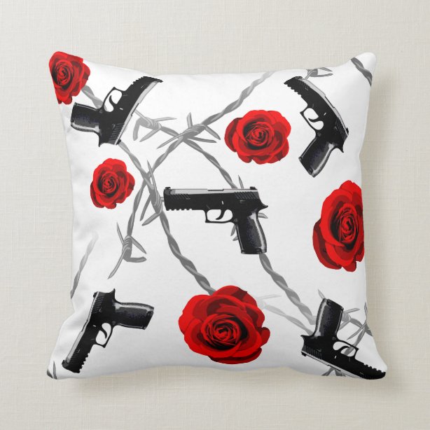 Gun Pillows & Cushions | Zazzle CA