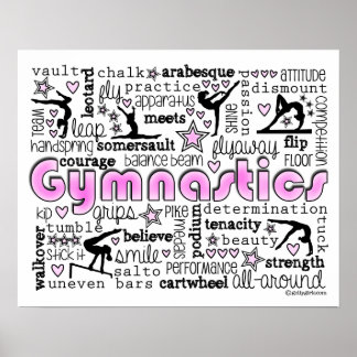 Gymnastics Posters, Prints & Poster Printing | Zazzle CA