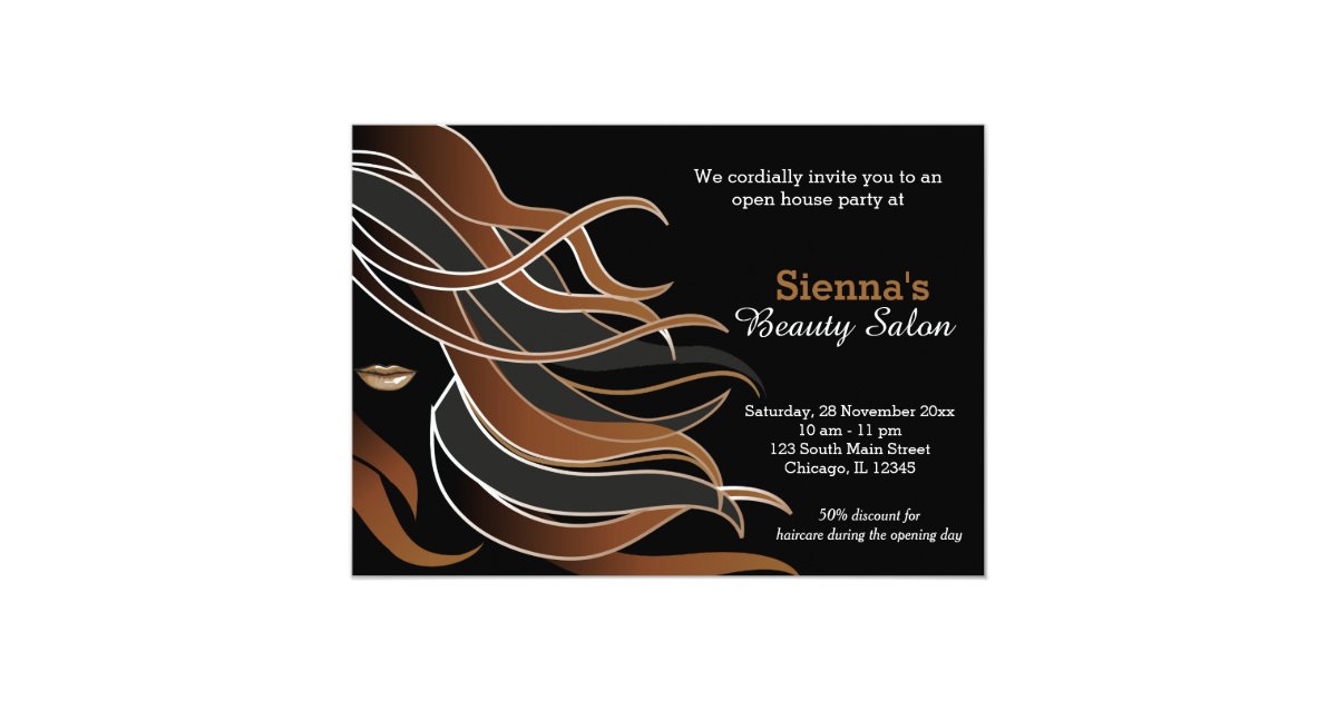 Hair Stylist Invitation | Zazzle.ca