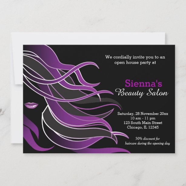 Hair Stylist Invitations | Zazzle CA