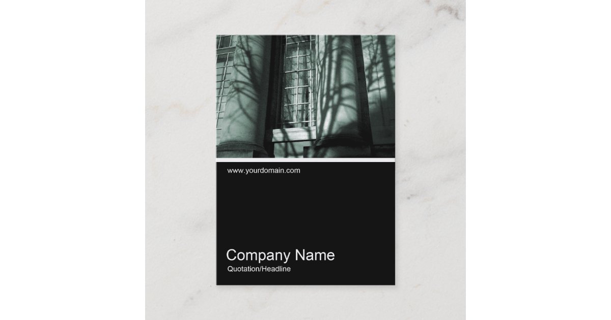 Half&Half Photo 017 - Museum Business Card | Zazzle