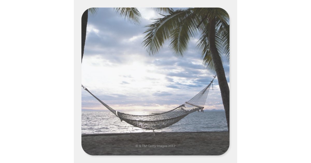 Hammock Square Sticker | Zazzle