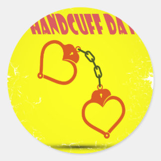 Custom Funny Handcuffs Stickers | Zazzle.ca