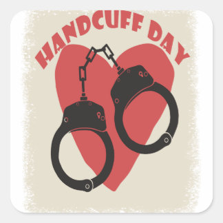 Custom Funny Handcuffs Stickers | Zazzle.ca
