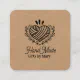 Handmade crafts brown paper rustic calling card | Zazzle