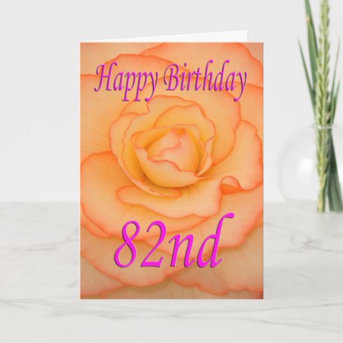 82nd Birthday Cards | Zazzle CA