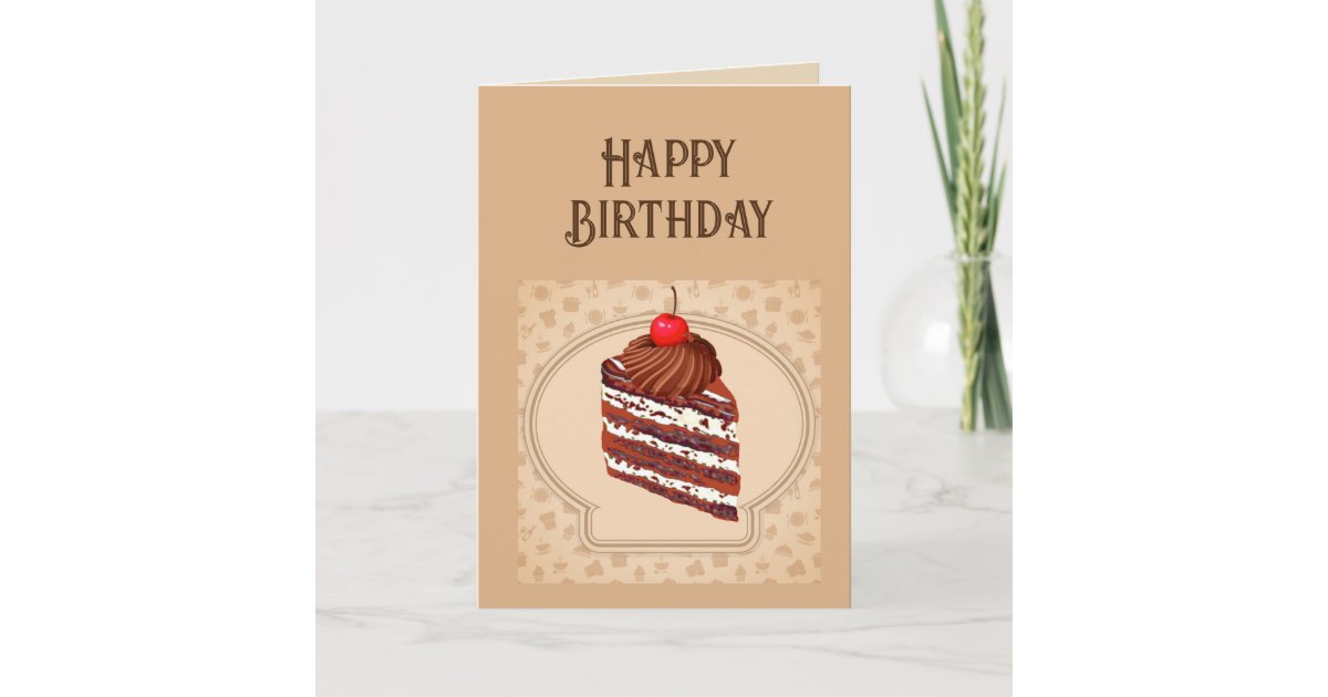 Happy Birthday Another Birthday Eat the Evidence Card | Zazzle