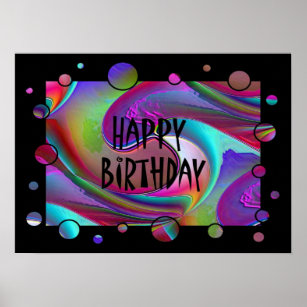 Happy Birthday Posters, Prints & Poster Printing | Zazzle CA