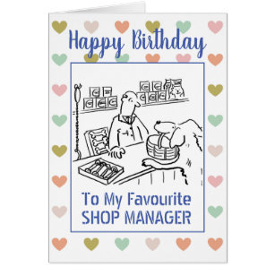 Manager Birthday Cards | Zazzle CA