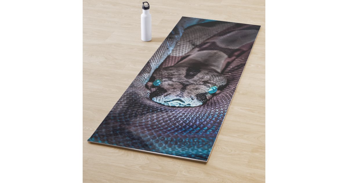Happy Birthday Snake Yoga Mat | Zazzle